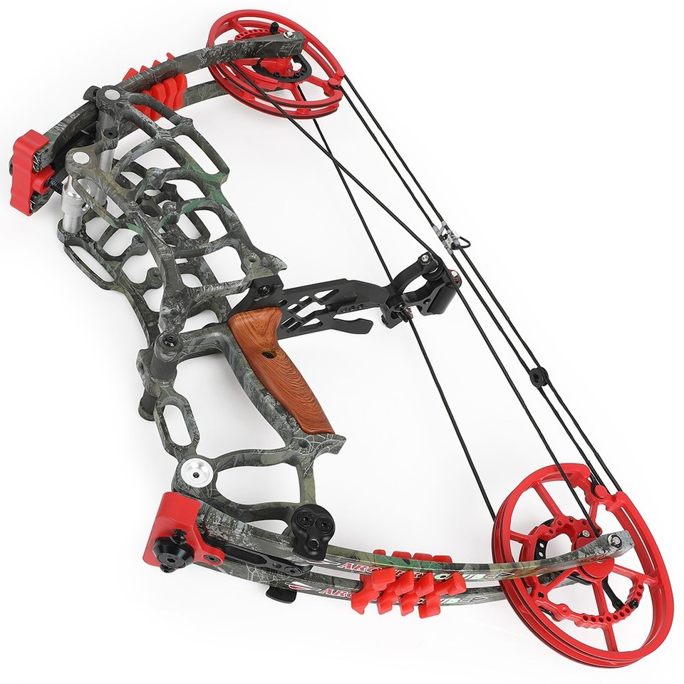Dual-Use Compound Bow 30-60lbs Let-off 80% Hunting Shooting Target RH ...