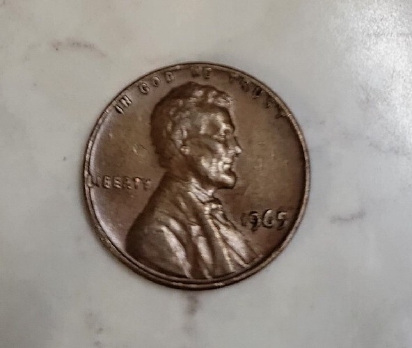 1965 Rare Lincoln Memorial Penny No Mint Mark L (Liberty) on Rim! | eBay