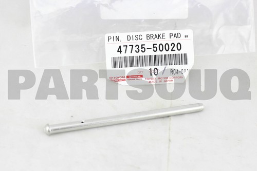 4773550020 Genuine Toyota PIN, W/HOLE(FOR FRONT DISC BRAKE ANTI-RATTLE ...