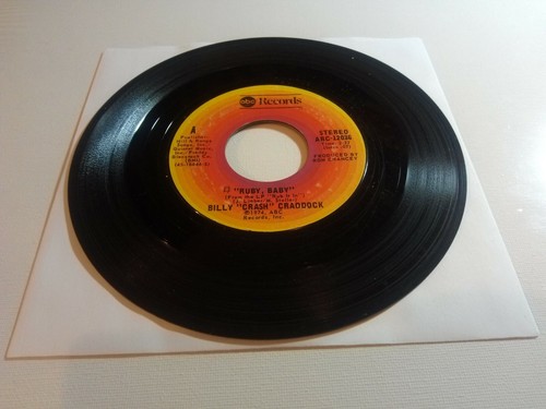 1974 Billy Crash Craddock: Ruby, Baby/ Walk When Love Walks EX- 45 RPM ...