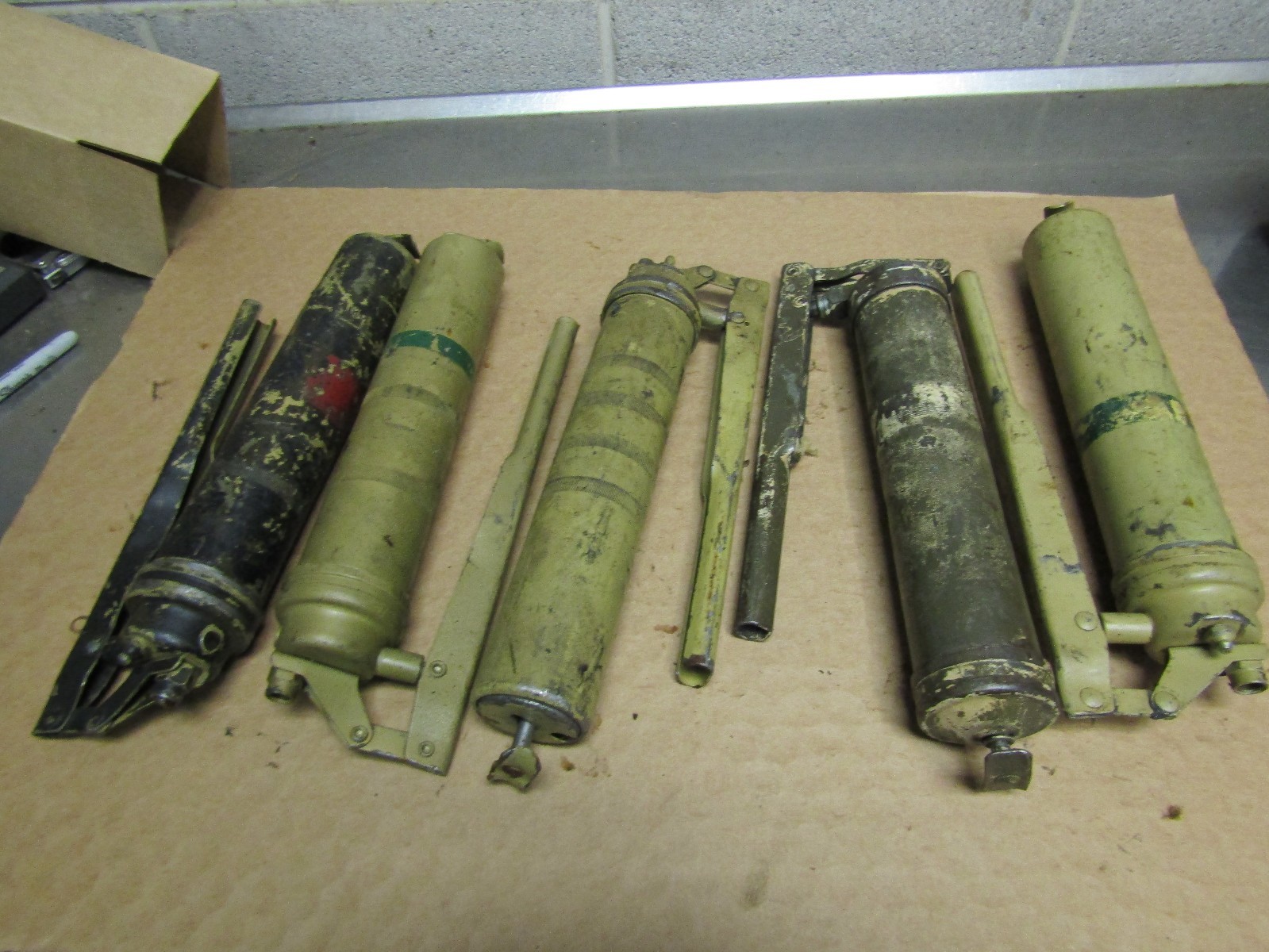 Jeep Willys M38A1 M151 M35A1 Military surplus grease gun yellow finish ...