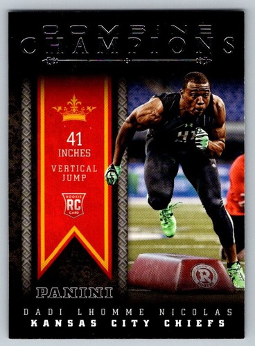 2016 Panini Combine Champions #19 Dadi Lhomme Nicolas Chiefs | eBay