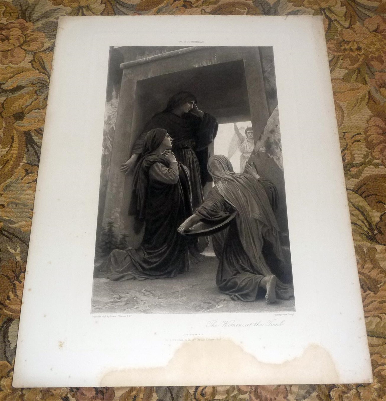 William Bouguereau "Holy Women at the Tomb" 1893 Photogravure 12.5 x 16 ...