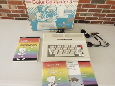 nice Tandy 128K Color Computer 3 Model No. 26-3334 Radio Shack CoCo3 ...