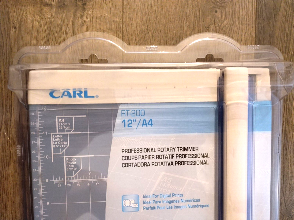 Carl RT-200 Professional Rotary Trimmer 12" Blade Paper Cutter- Office ...