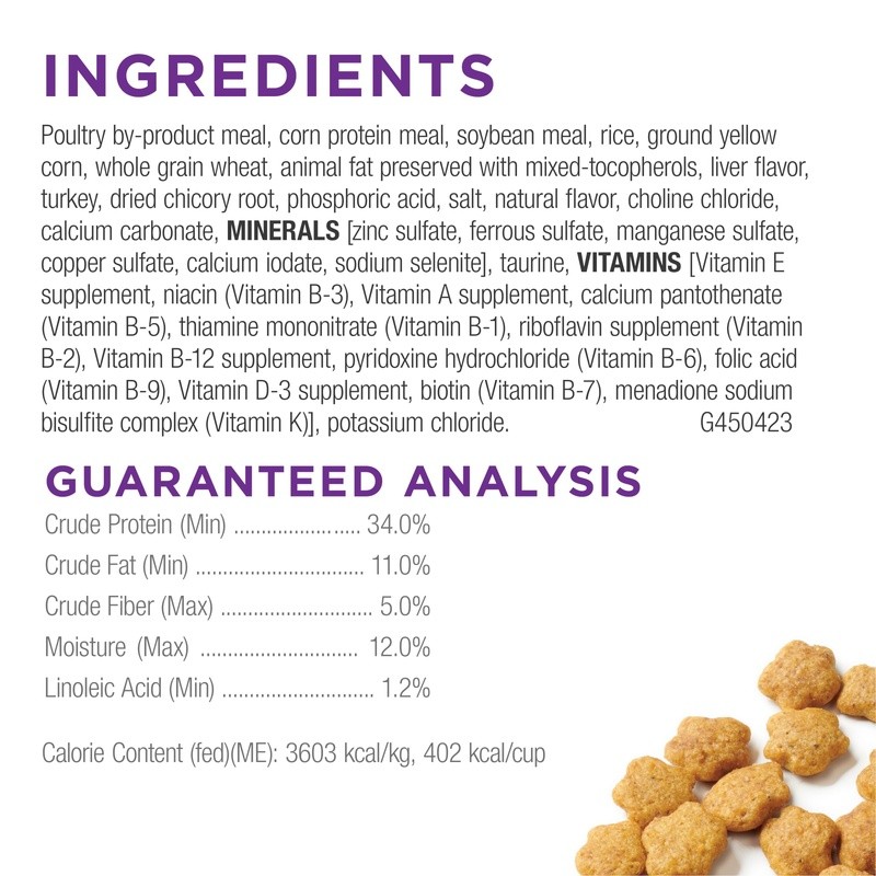 Gentle Dry Cat Food Sensitive Stomach Skin Support Turkey Kibble 13lbs ...