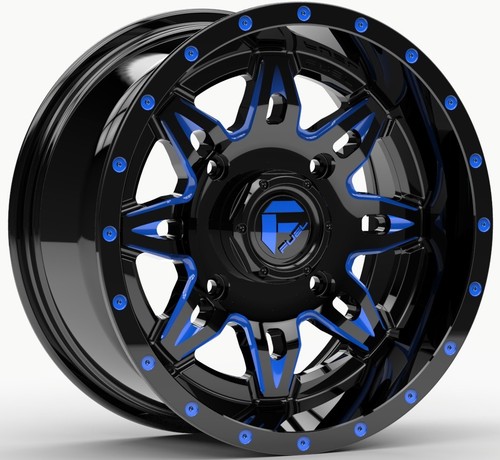 Fuel Lethal Blue 14" Wheels 26" MotoForce Tires Textron Wildcat XX | eBay