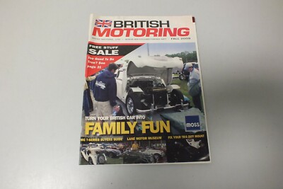 MOSS BRITISH MOTORING MAGAZINE FALL 2009 | eBay