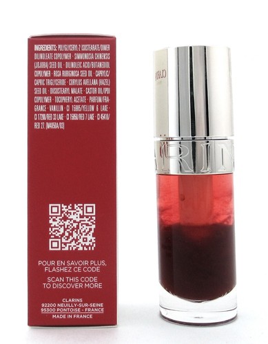 Clarins 03 Cherry Lip Comfort Oil with Sweetbriar Rose Oil 7 ml./ 0.2 ...
