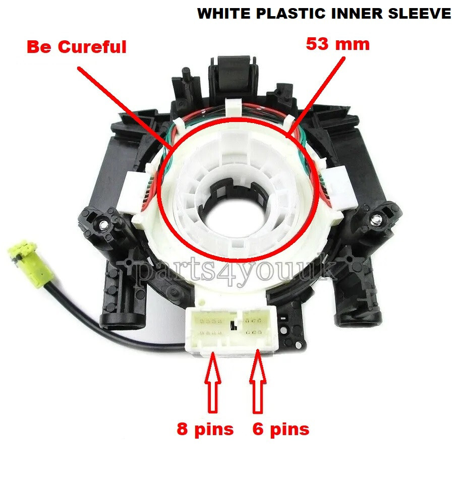 AIR SQUIB SPIRAL CABLE CLOCK SPRING for NISSAN NAVARA NOTE QASHQAI ...
