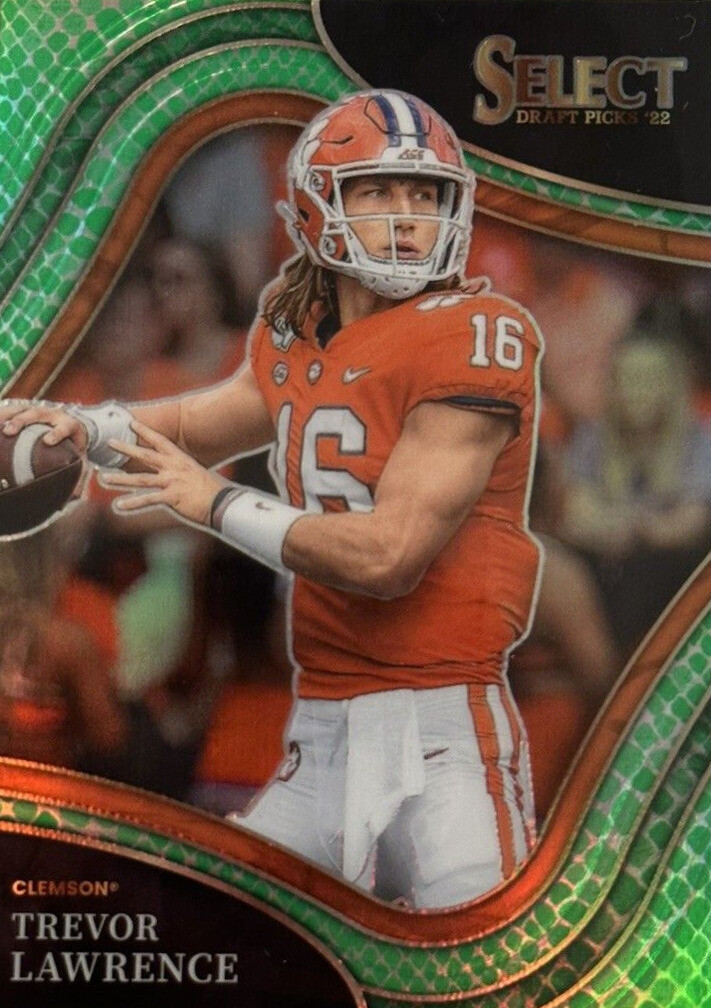 2022 Panini Select Draft Picks - Field Level Dragon Scale Prizm #136 ...