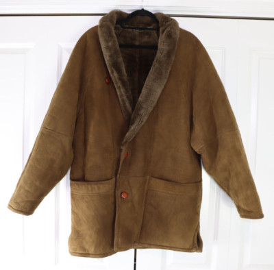 Cleiren Paris Shearling Sheepskin Men's Size 48 Jacket Coat | eBay