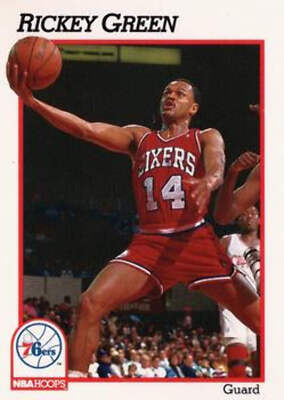 #160 Rickey Green - Philadelphia 76ers - 1991-92 Hoops Basketball | eBay
