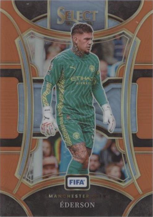 2023-24 Panini Select FIFA - Mezzanine Ederson #113 Orange Prizm /49 ...