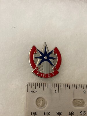 Authentic US Army 1st Support Command DI DUI Crest Insignia D-22 3B | eBay
