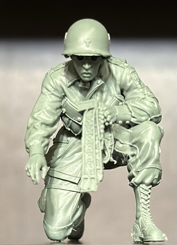 PLASTIC PLATOON 82 US Airborne division Paratroopers WW2 Toy soldiers 1 ...