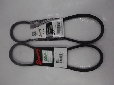 2 Pack Genuine Browning A36 SUPER GRIPBELT V-Belt 1/2 x 5/16, 37.3 ...