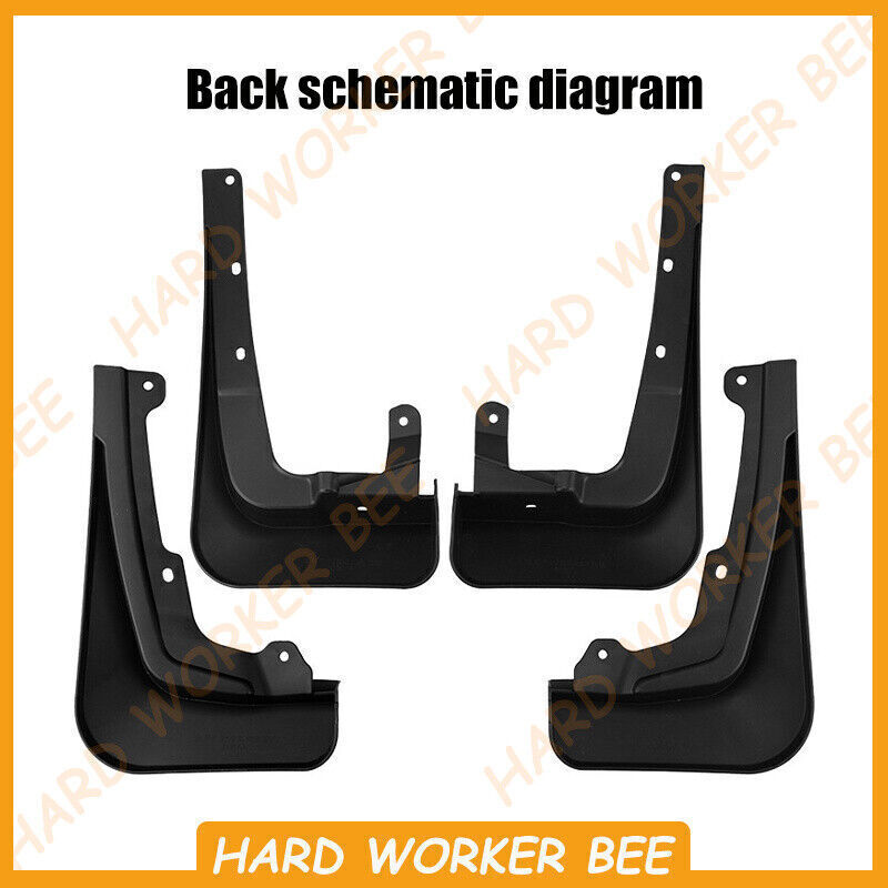 4PCS For BMW X3 G45 2025-2026 Mud Flaps Splash Guards Molded Front Rear ...