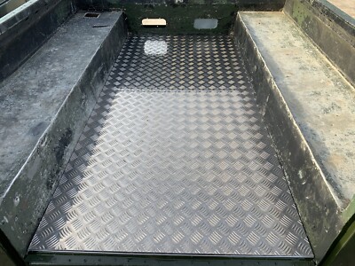 Aluminium Floor 3mm Checker Plate for Land Rover Defender 110 Hard Top ...