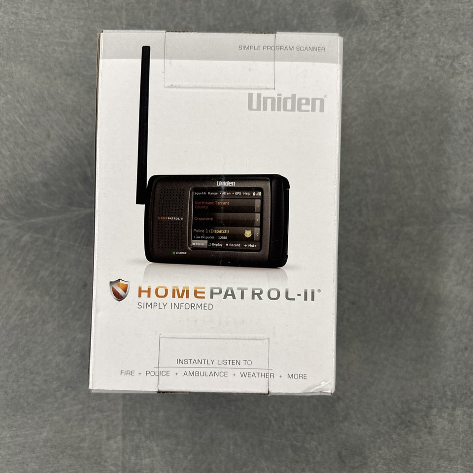 Uniden HomePatrol-II HP2 Digital Police Scanner Self Program APCO 25 ...