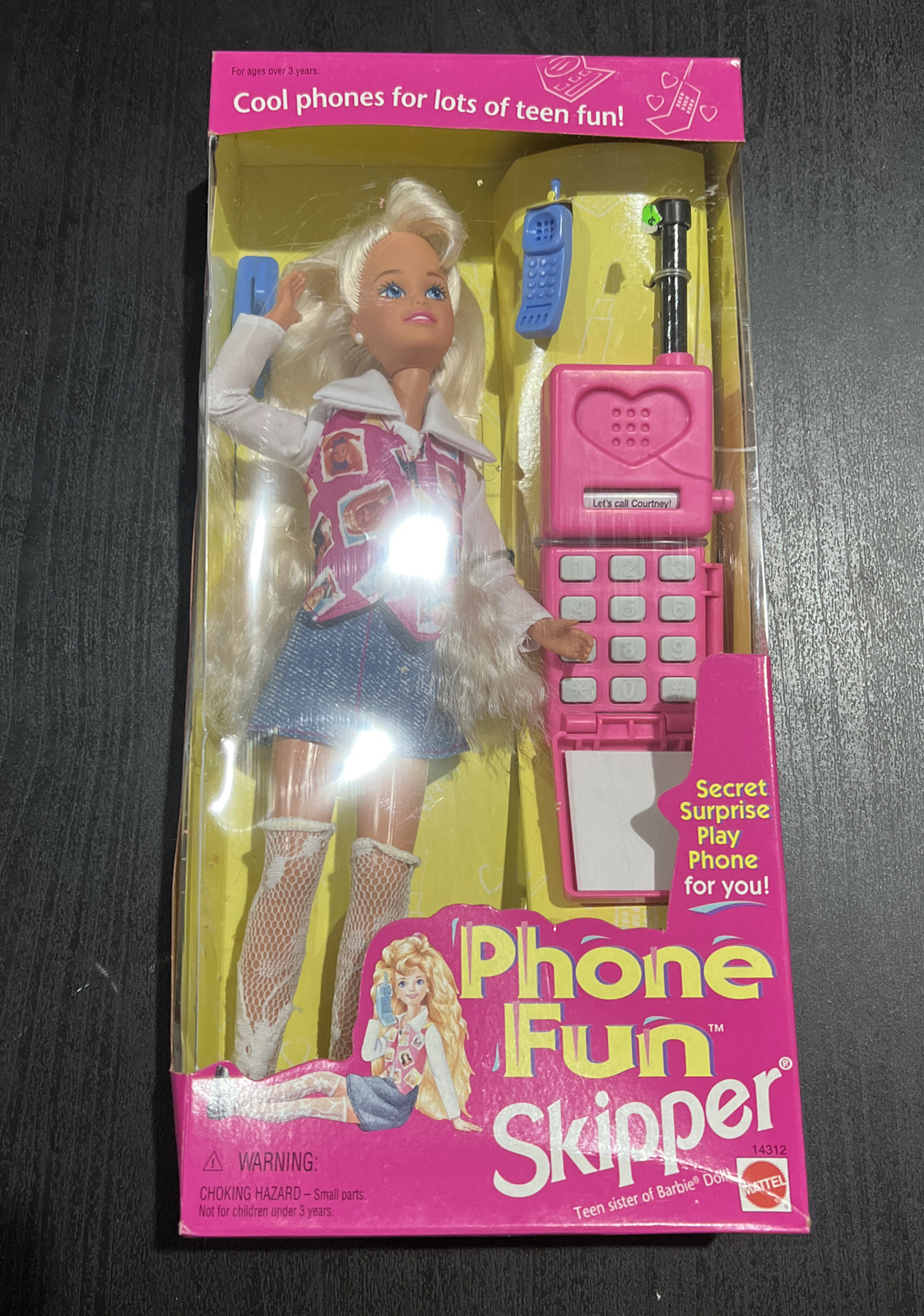NEW Vintage 1995 Phone Fun Skipper w/ Phone Toy Mattel #14312 | eBay