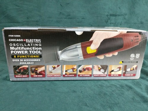 Chicago Electric Power Tools Oscillating Multifunction Power Tool New ...