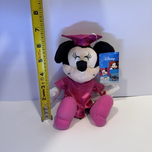 Disney 6" Graduation Minnie Mouse in Cap and Gown 6" Plush NWT (EQ) | eBay