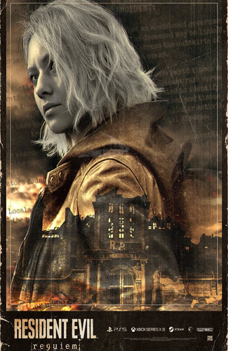 Resident Evil Requiem Release Date poster 13 x 19" RE9 Requiem Feb ...