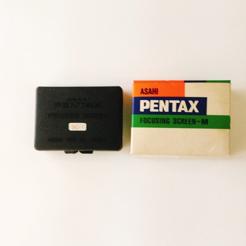 ASAHI Pentax Focusing Screen M Split Micro Mat Type SC-1 For MX in Box ...