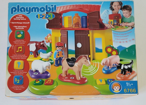 PLAYMOBIL 1.2.3 Ferme interactive réf 6766 dès 18 mois | eBay