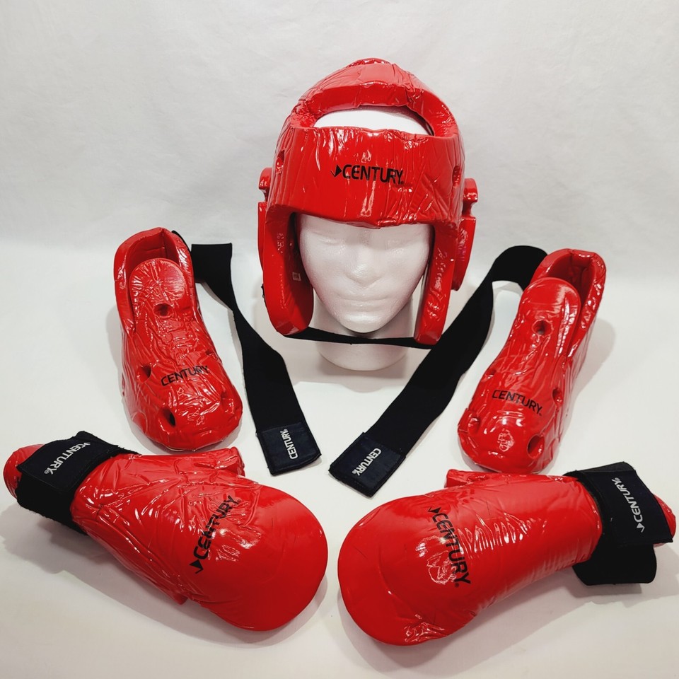 Century Martial Arts Taekwondo Karate Red Sparring Gear Foam Adult M/L ...