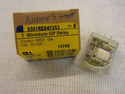 SQUARE D 8501RSD41V53 SER. B MINIATURE GP RELAY 13705 | eBay