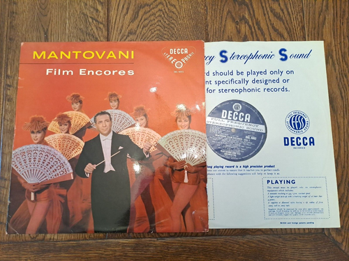 Mantovani And His Orchestra ‎– Film Encores .U.K 1958 1st DECCA SKL ...