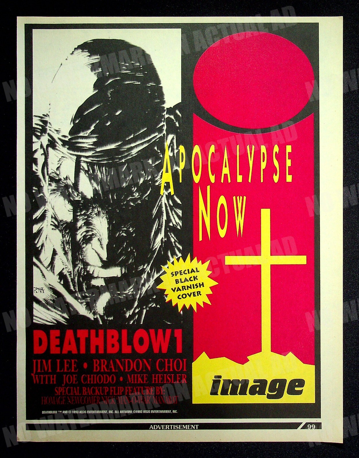Deathblow Apocalypse Now Image Comics 1993 Trade Print Magazine Ad ...