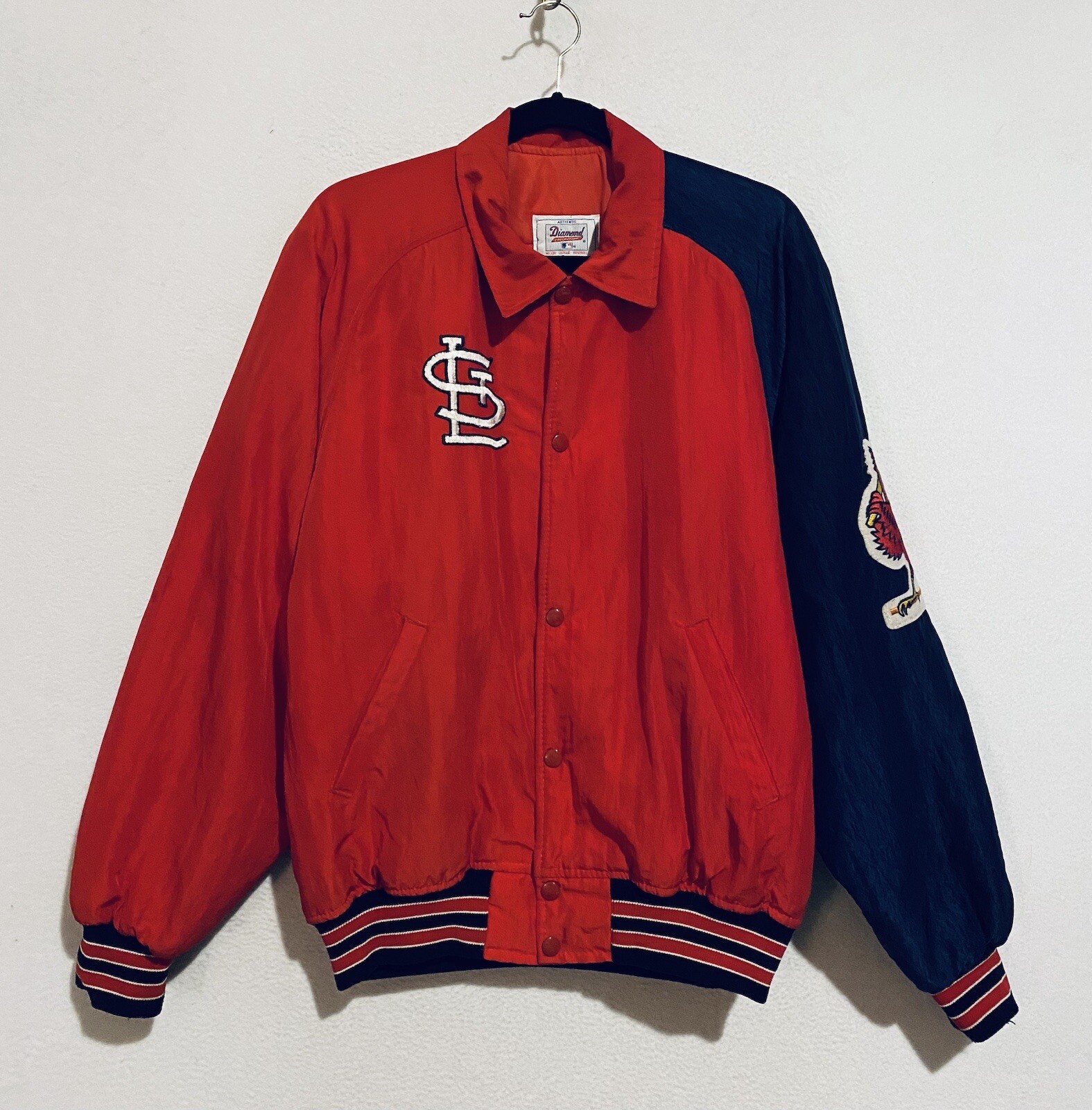 Starter Diamond Collection Jacket Mens Medium Red St … - Gem