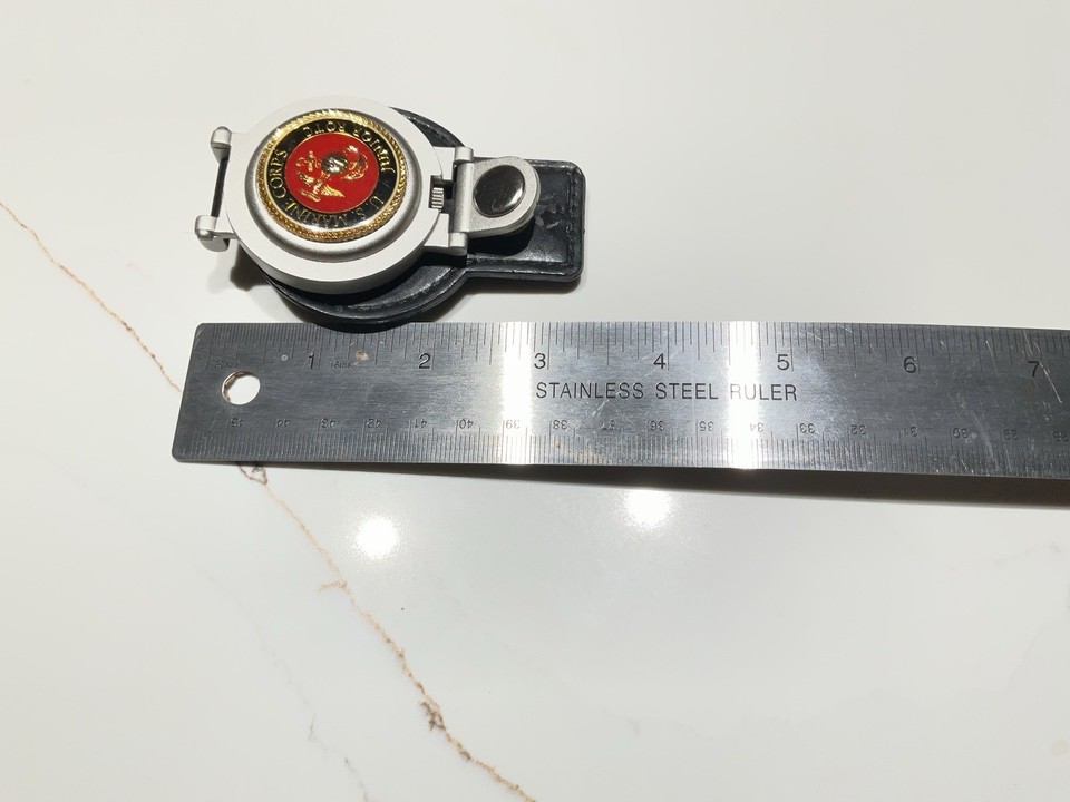 US Marine Corps Junior ROTC Belt Loop Watch USMC JROTC Emblem Quartz | eBay