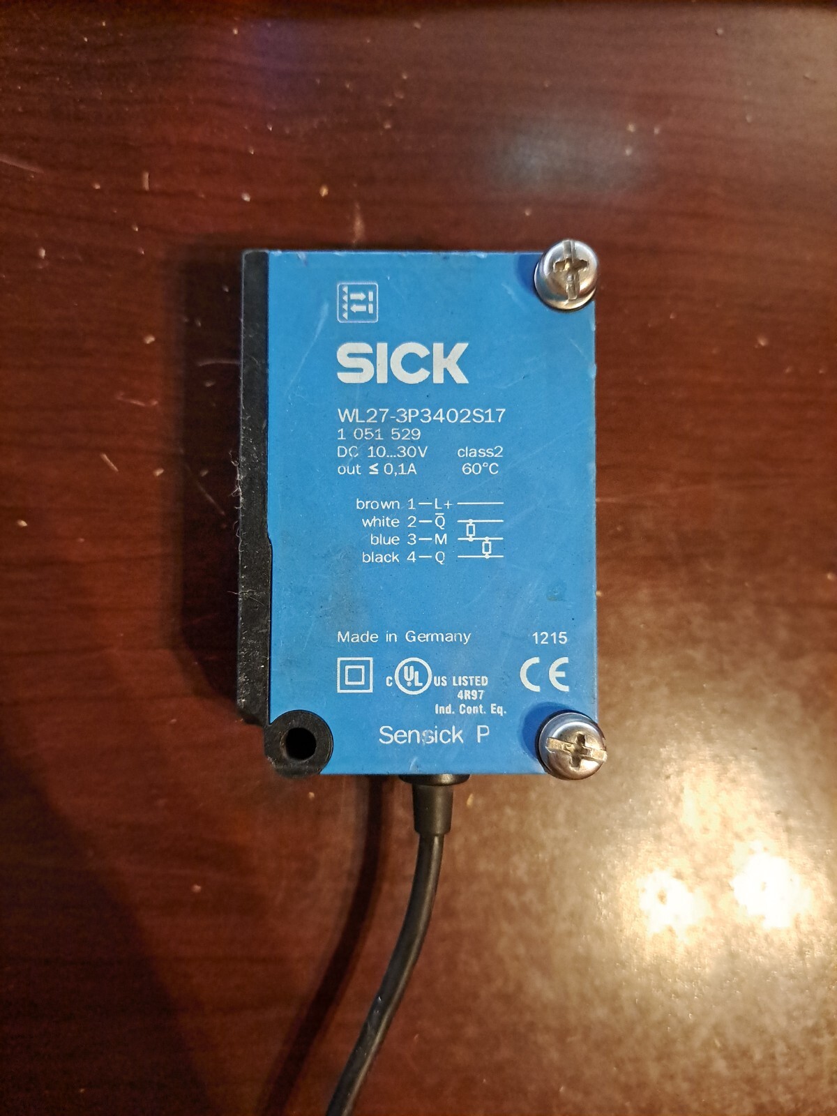 USED SICK Photo Eye WL27-3P3402S17 Photoeye Sensor Photoelectric ...