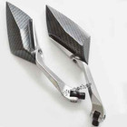 8MM 10MM CARBON GY6 MOTOR SCOOTER REAR-VIEW MIRRORS FOR VITACCI HYOSUNG ...