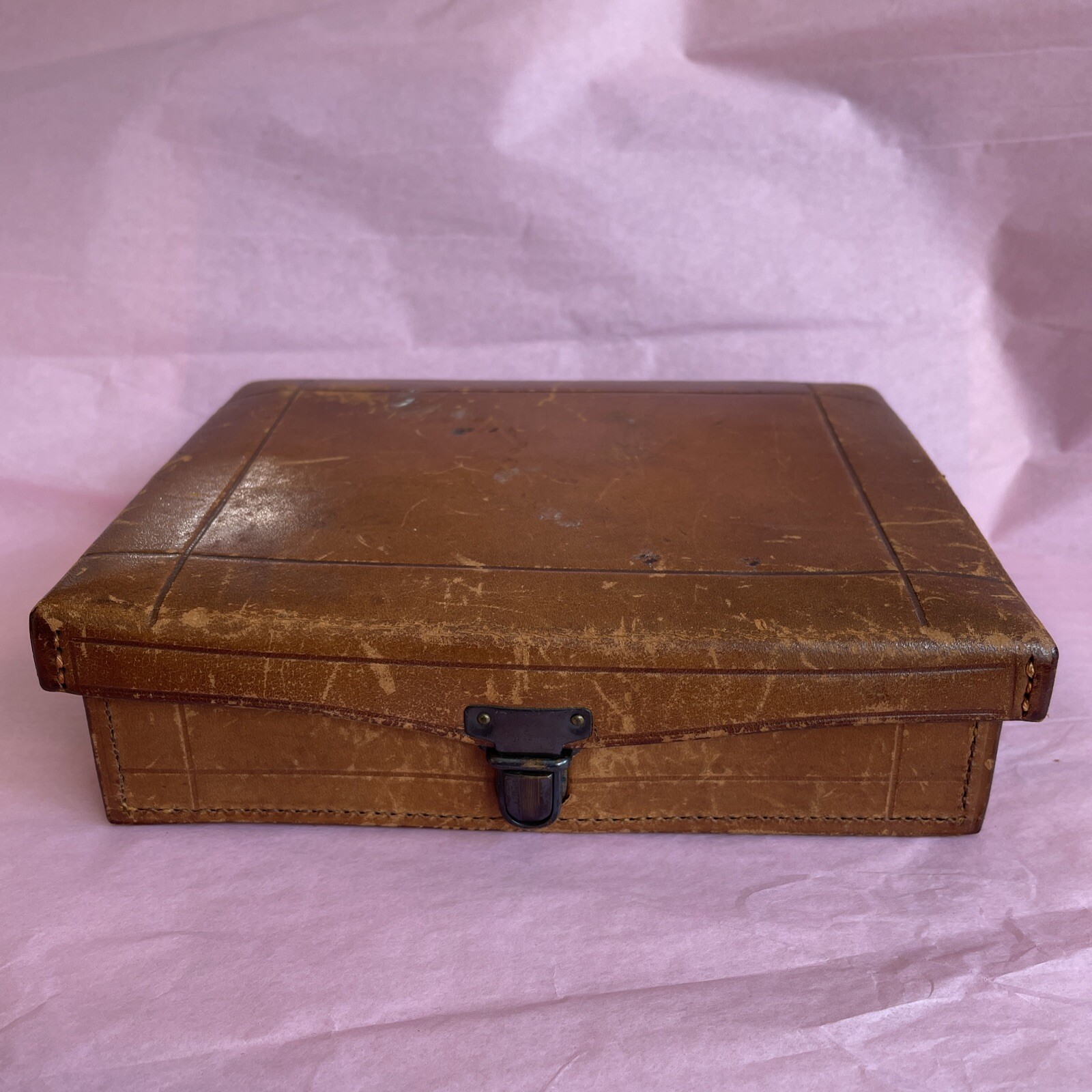 Vintage/Antique Western Hamley Kit Leather Box Pendleton Oregon | eBay