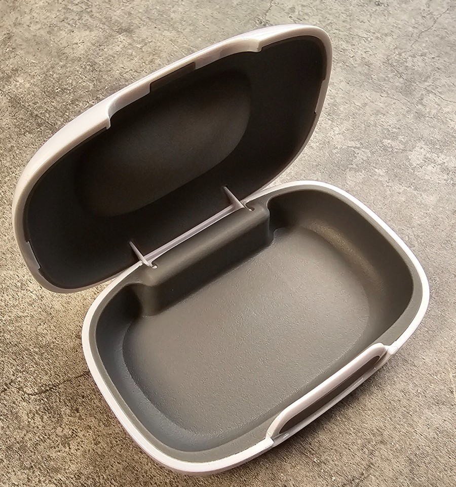 Original White Starkey Hearing Aid Case Protective Storage Travel Box ...