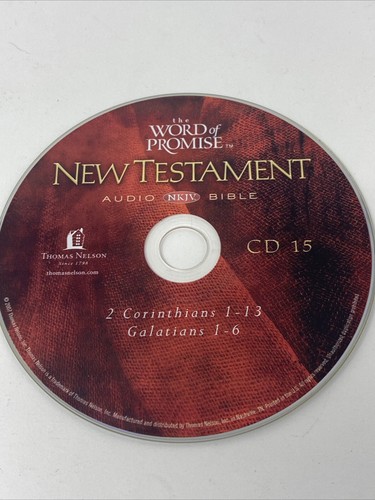 The Word of Promise New Testament Audio Bible CD 15 2 Corinthians 1-13 ...