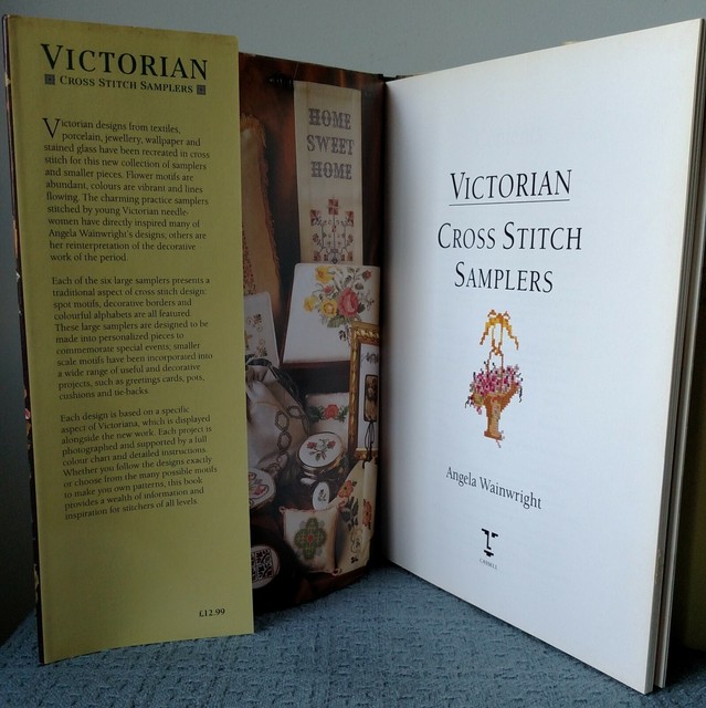 Victorian Cross Stitch Samplers by Angela Wainwright (1995, Hardcover ...