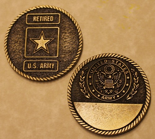 US Army Retired Army Challenge Coin | eBay