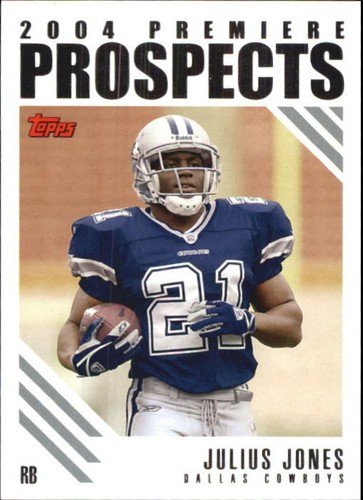 Julius Jones 2004 Topps Premiere Prospects Card #PP8 | eBay