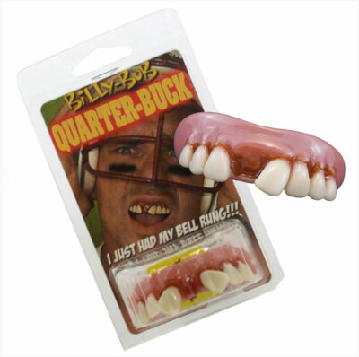 Billy Bob Quarter Fake Buck Teeth Halloween Costume Accessory Funny ...