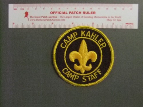 Boy Scout Camp Kahler staff patch MN 6990BB | eBay