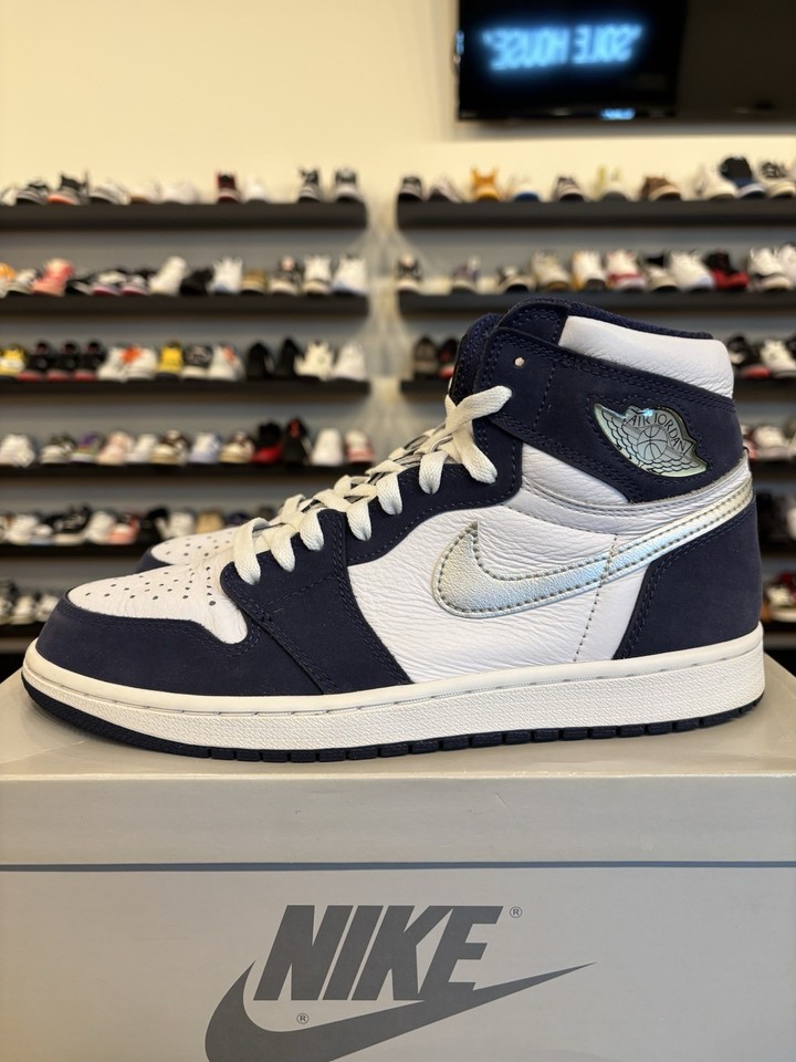 Jordan 1 Retro High CO.JP Midnight Navy Size 9.5 Pre-Owned DC1788-100 ...