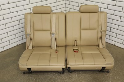 07-14 Chevy Suburban Yukon XL Leather 3rd Row Seats (Cashmere 333) | eBay