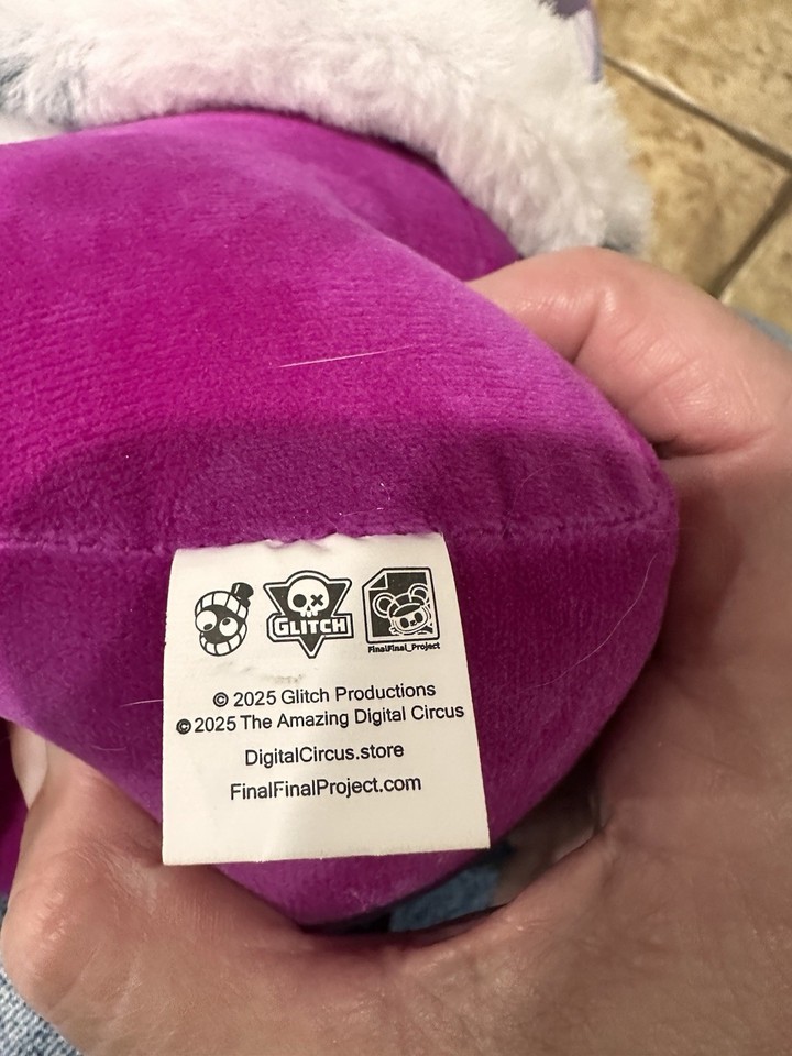 Kinger the Amazing Digital Circus 12" Plush Toy Glitch Licensed | eBay