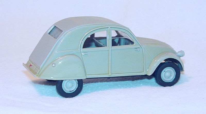 Heller 1:43 CITROEN 2CV Model Kit Car Hand Build NM #2 | eBay
